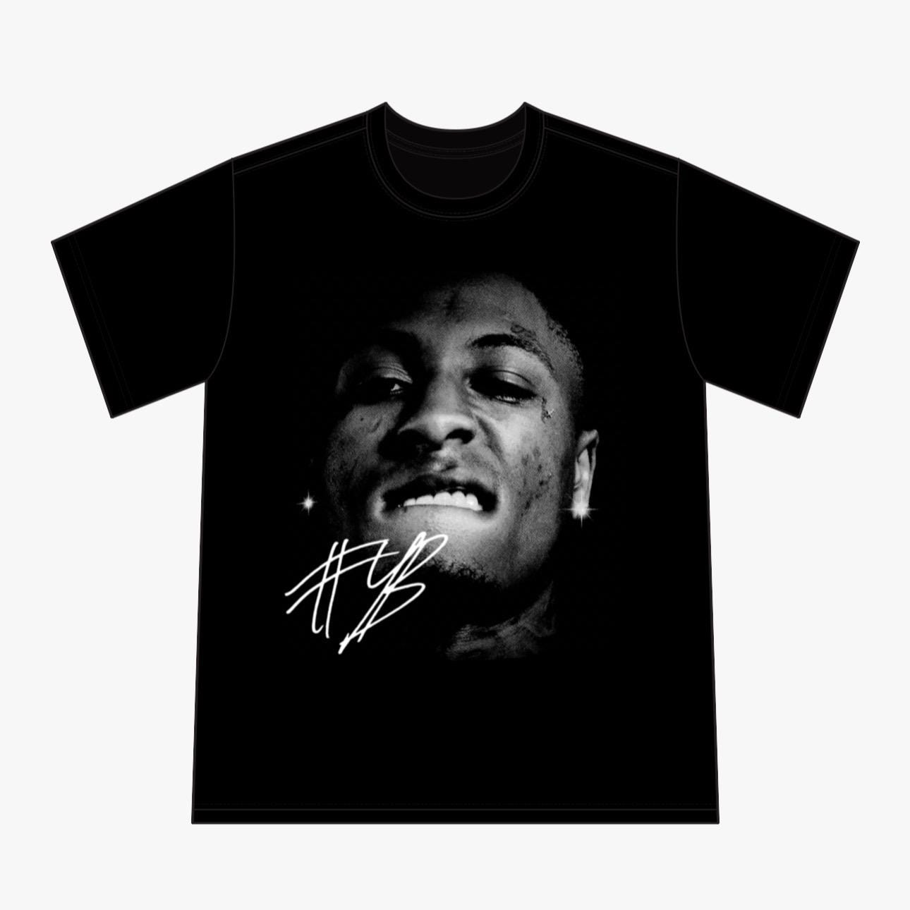 NBA YOUNGBOY T-SHIRT Rap Vintage Style Artist Tee Hip-hop Unisex Cotton ...