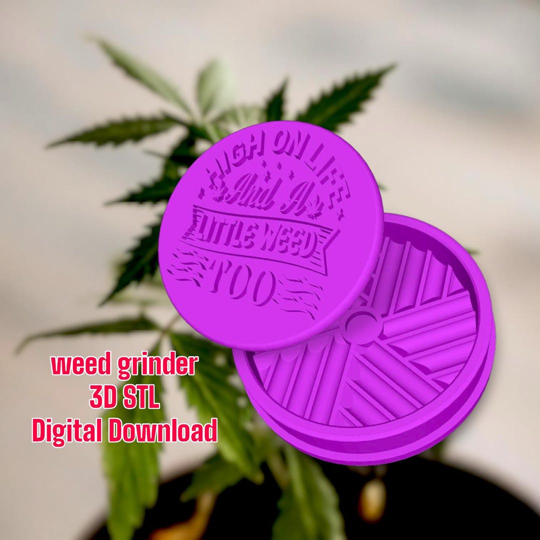 Weed Grinder 3D Stl File, for 3d Printer, Print and Start Using, 420 - Etsy