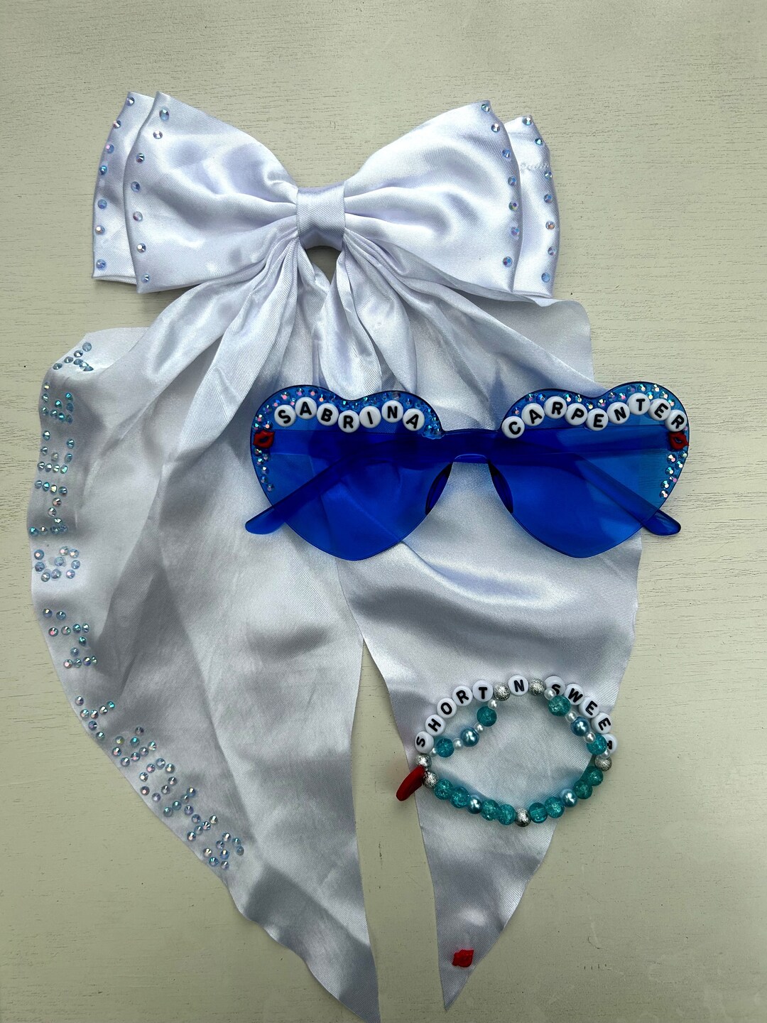 Blue Sabrina Carpenter Inspired Accessories Set - Etsy