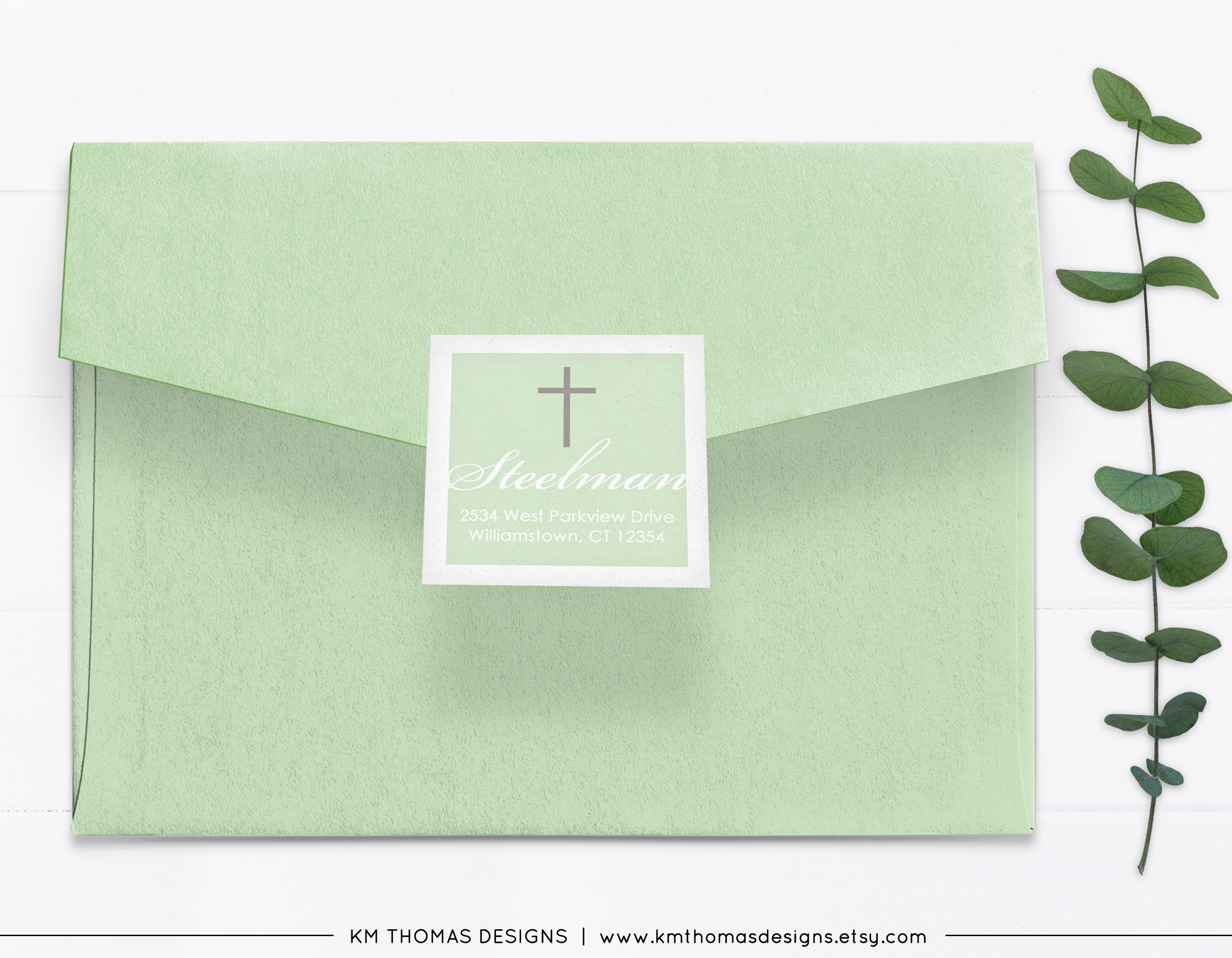 Printable Religious Return Address Label Personalized Address - Etsy UK
