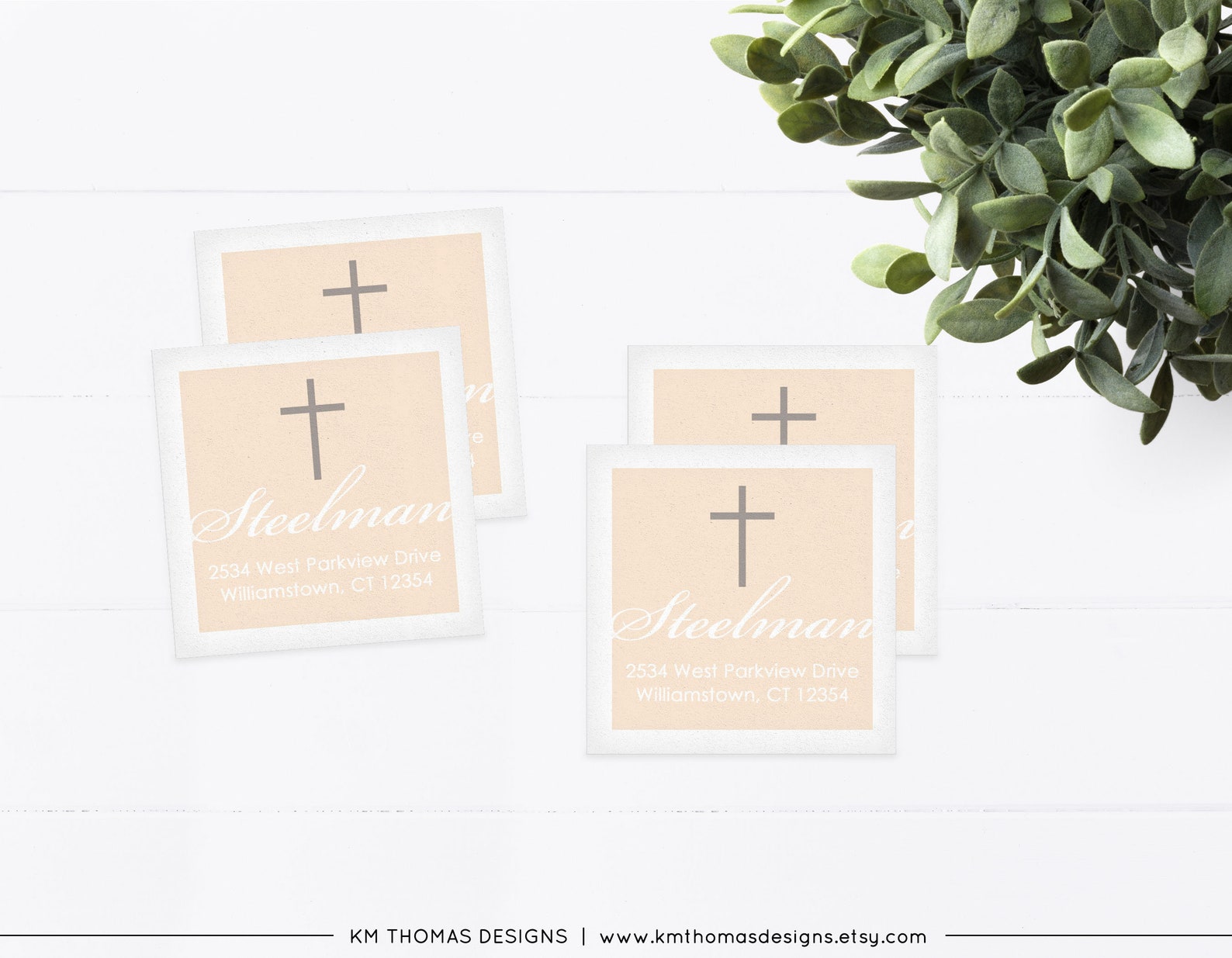 Printable Religious Return Address Label Personalized Address - Etsy UK