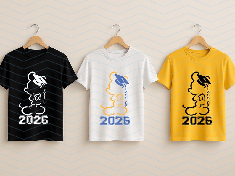 Disney Class of 2026 Svg,mickey Graduate Png, Mickey Senior of 2026 Svg ...