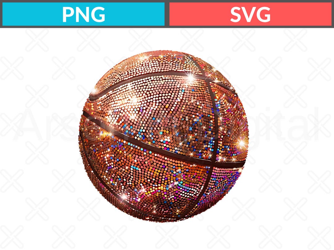 Basketball Glitter Svg, Basketball Game Day Png, Disco Basketball ...