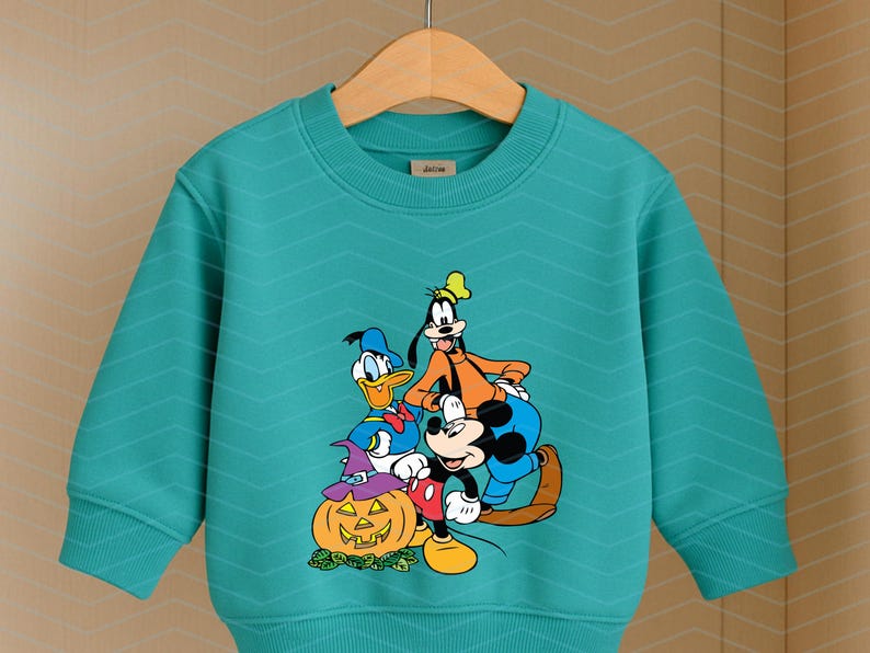 Mickey, Donald, Goofy Halloween Clipart – Disney Pumpkin SVG PNG ...