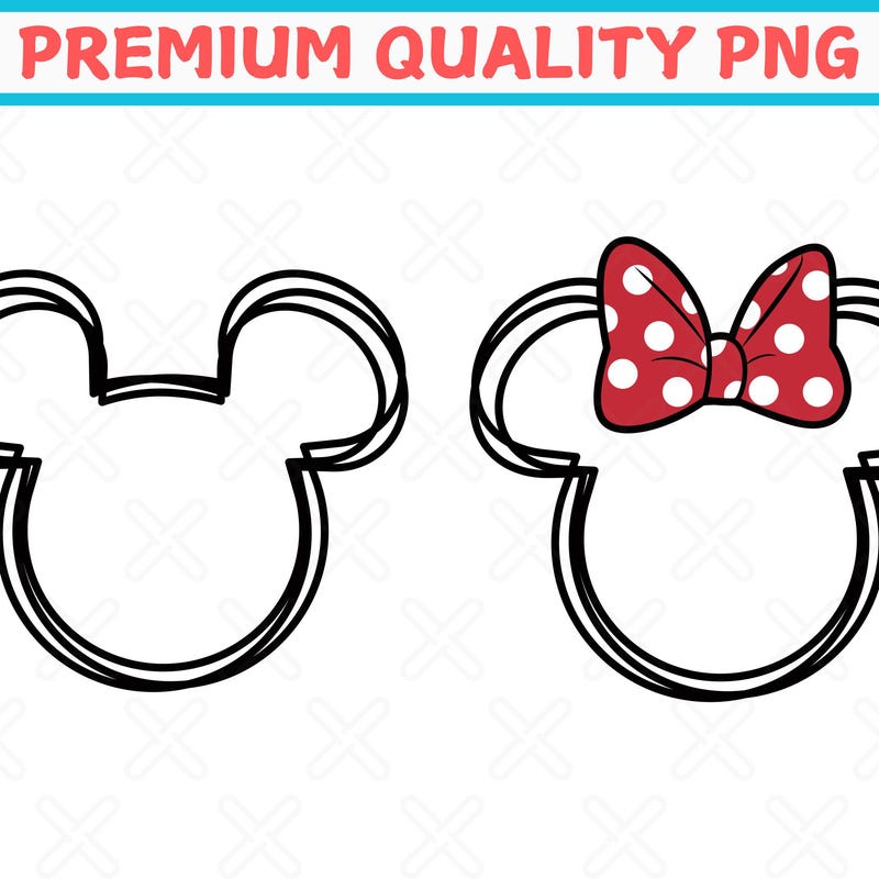 Mickey Mouse Ears Svg - Etsy