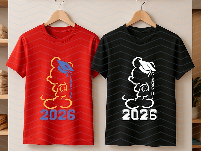 Disney Class of 2026 Svg,mickey Graduate Png, Mickey Senior of 2026 Svg ...