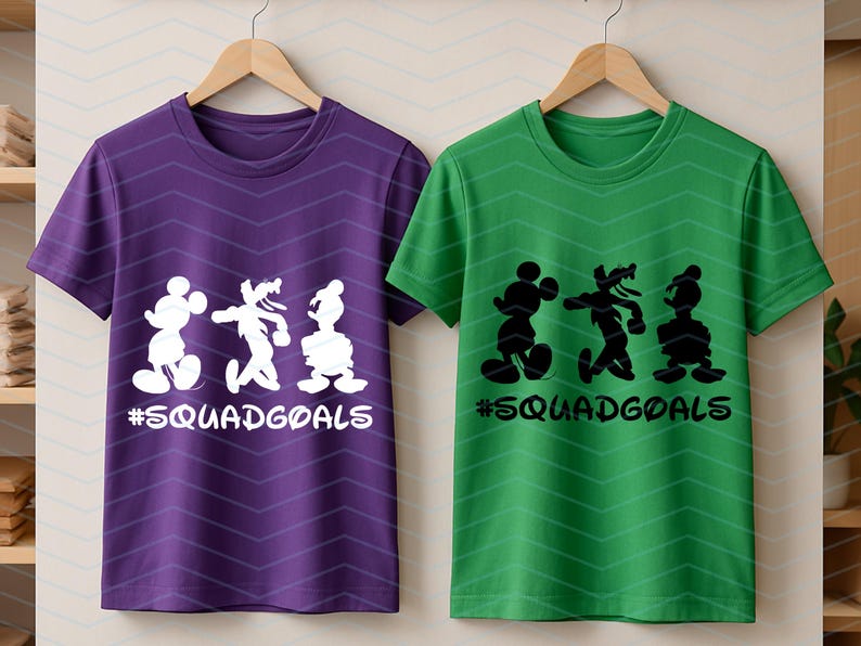Cartoon Squad SVG PNG Clipart | Cricut Sublimation File (digital ...
