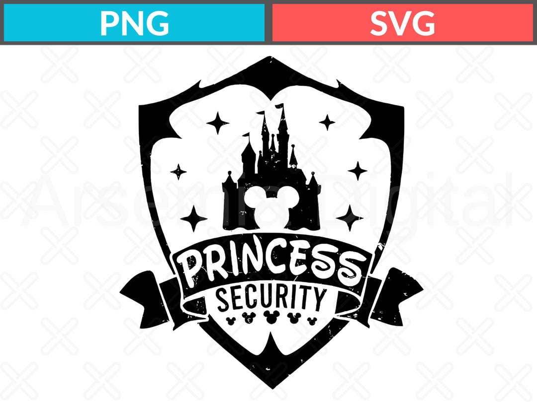 Princess Security Disney Svg, Disney Dad Png, Disney Princess Security ...