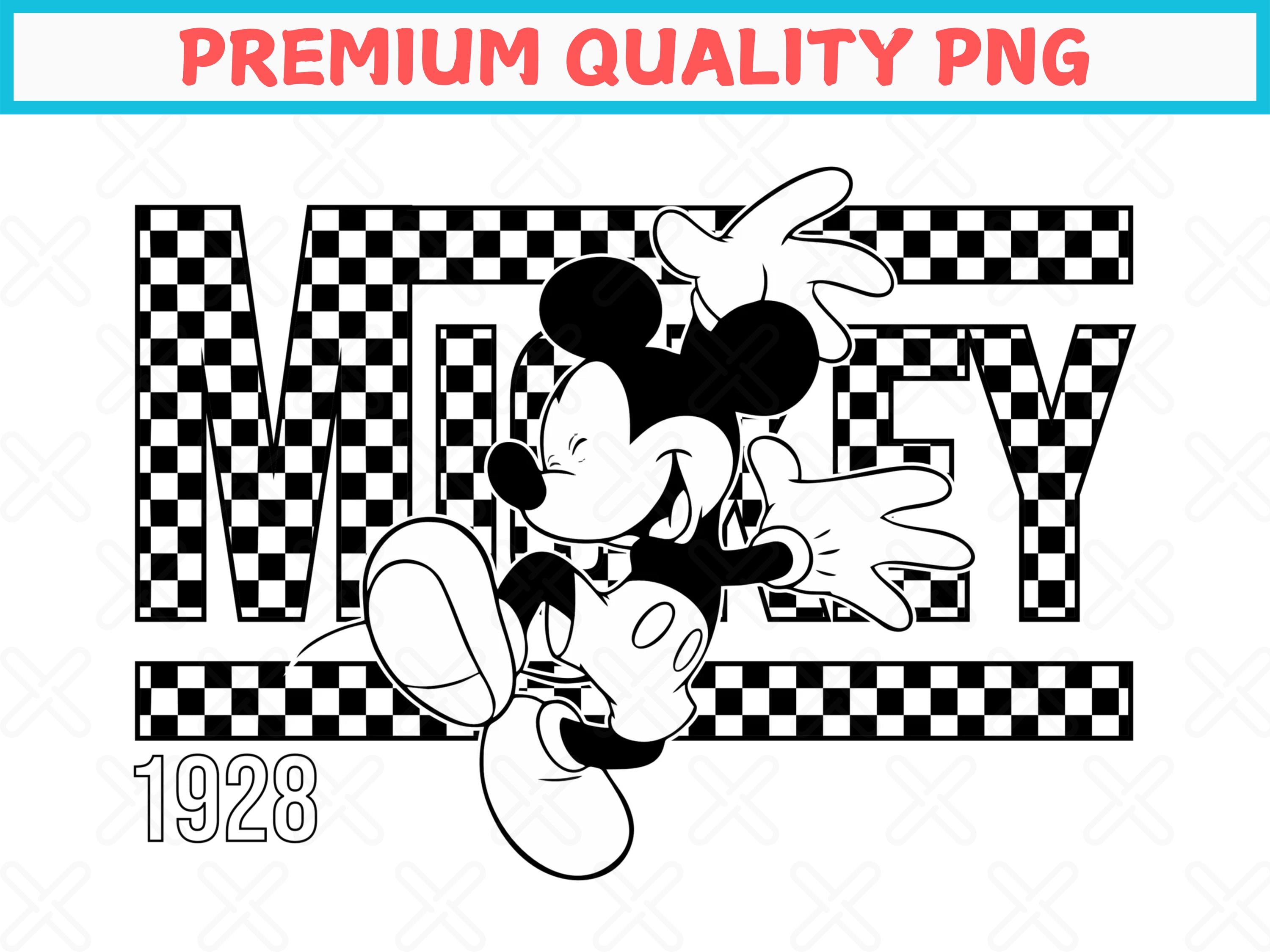 Checkered Mickey Toddler PNG: Retro Kids Design (digital Download) - Etsy