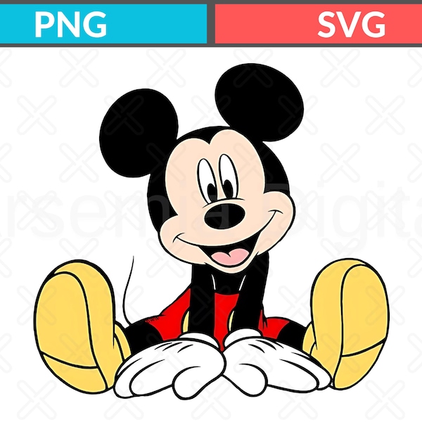 Mickey Mouse Svg - Etsy