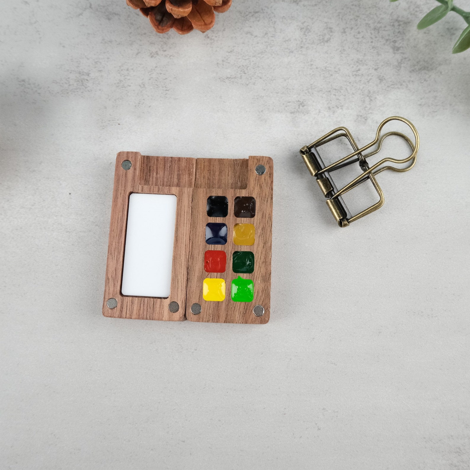Custom Watercolor Paint Set, Personalized Travel Watercolor Set, Mini ...