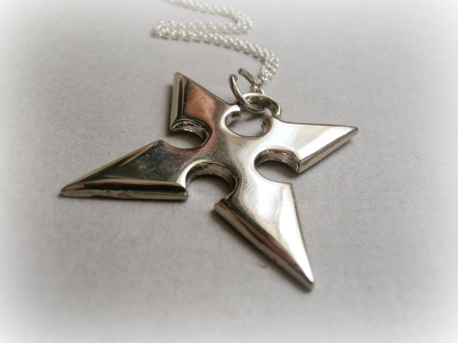 Roxas Necklace Sterling Silver - Kingdom Hearts Jewelry - Kingdom ...