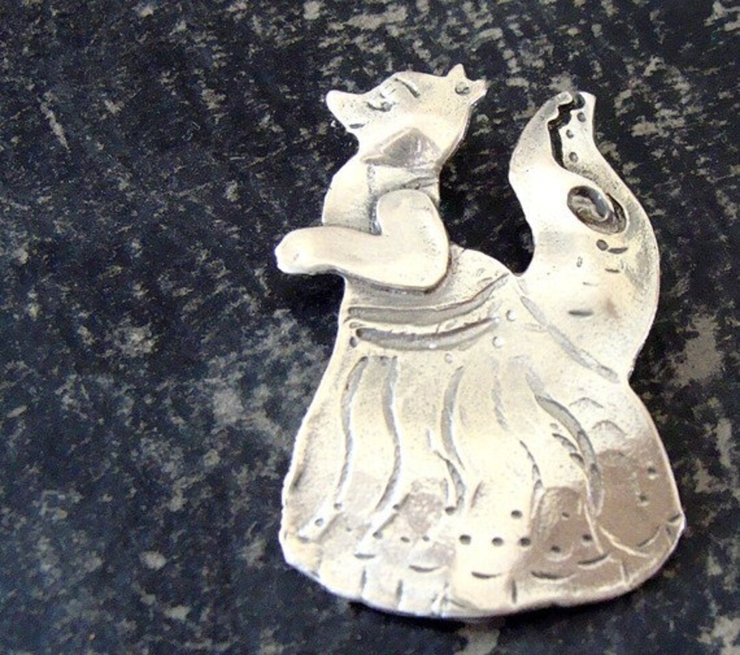 Fox Silver Necklace Kitsune Necklace Sterling Silver Japanese Fox ...