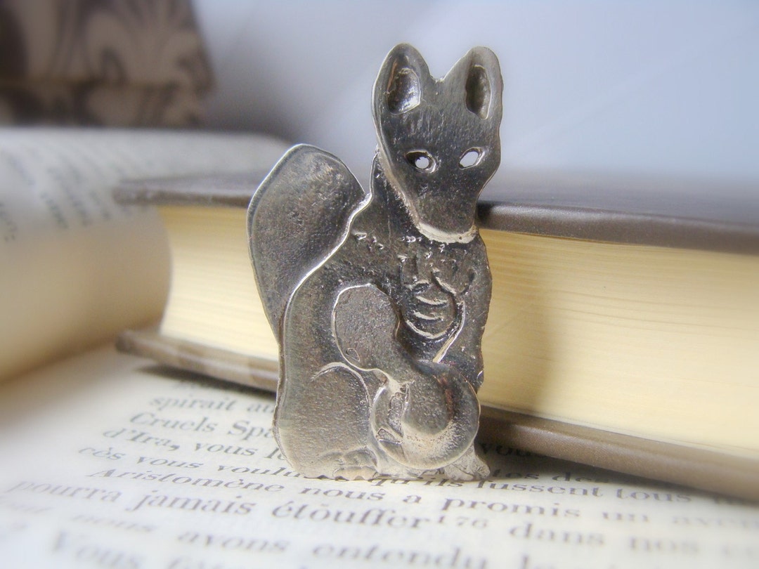 Kitsune Silver Necklace - Sterling Silver Fox Charm - Gumiho Silver ...