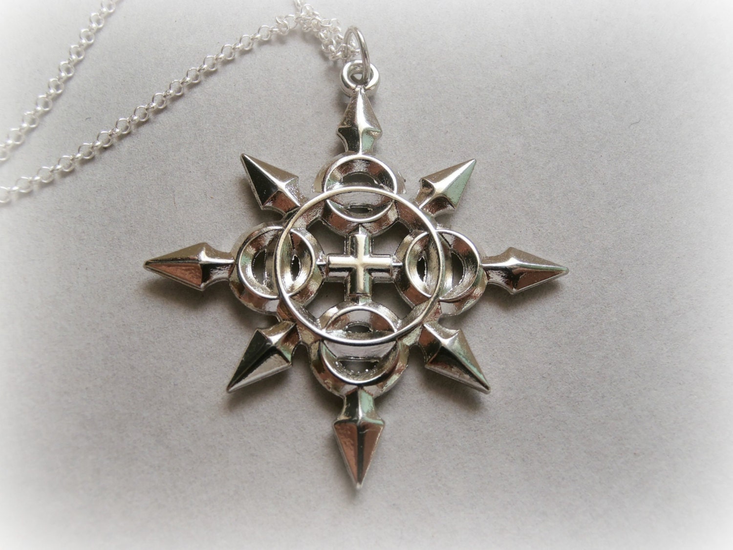 Axel's Chakram Pendant Sterling Silver - Axel's Chakram Necklace ...