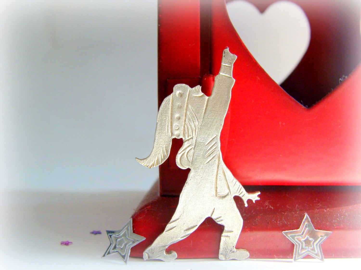 Elf sterling silver jewelry Elf sterling silver Christmas | Etsy