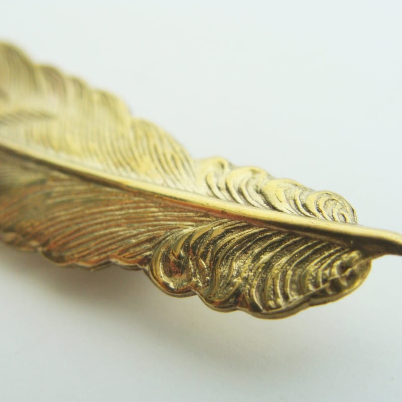 Feather Brooch Pin - Etsy UK