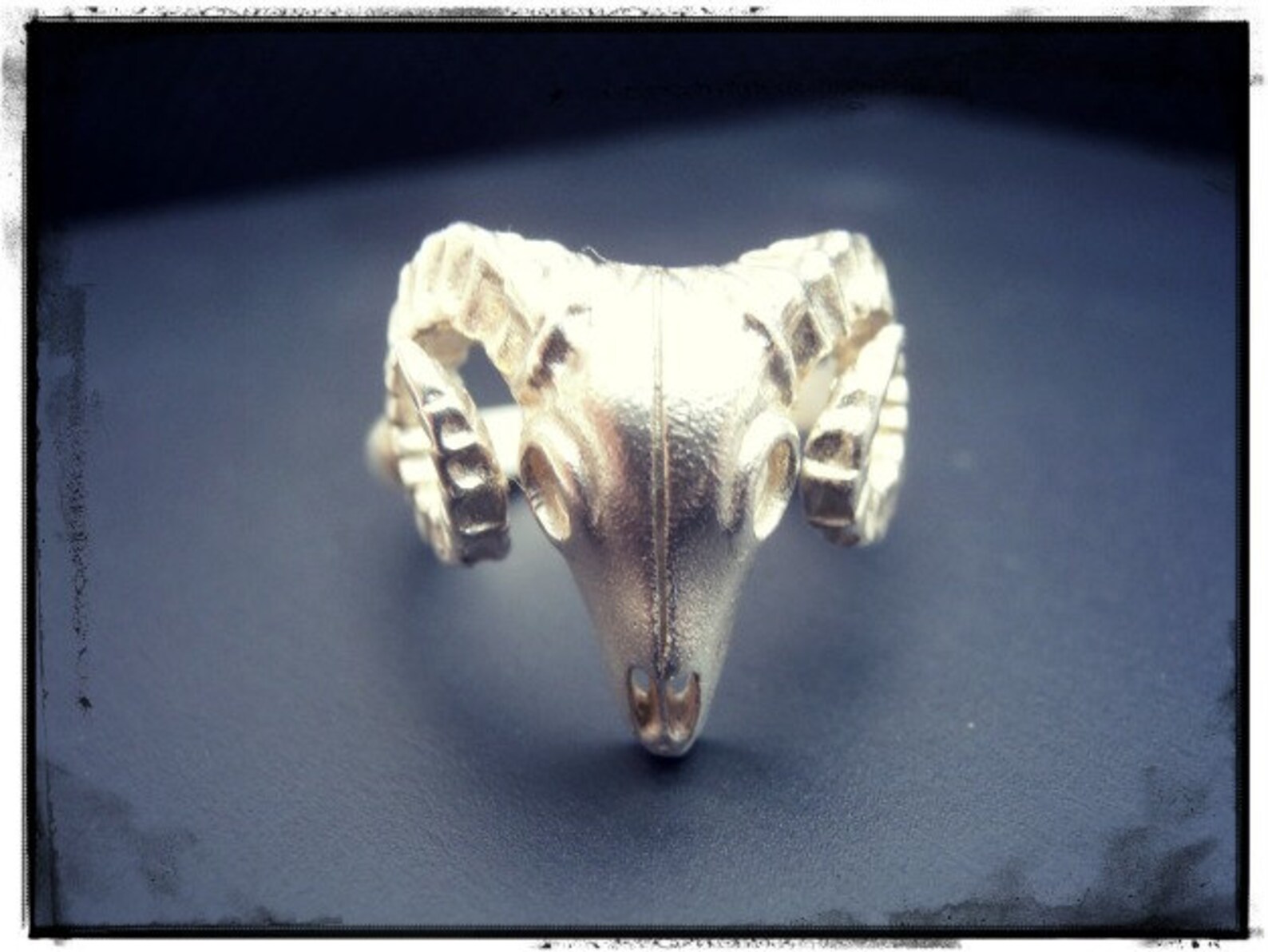 Ram Ring Sterling Silver Ram's Head Jewelry Aries Ring - Etsy