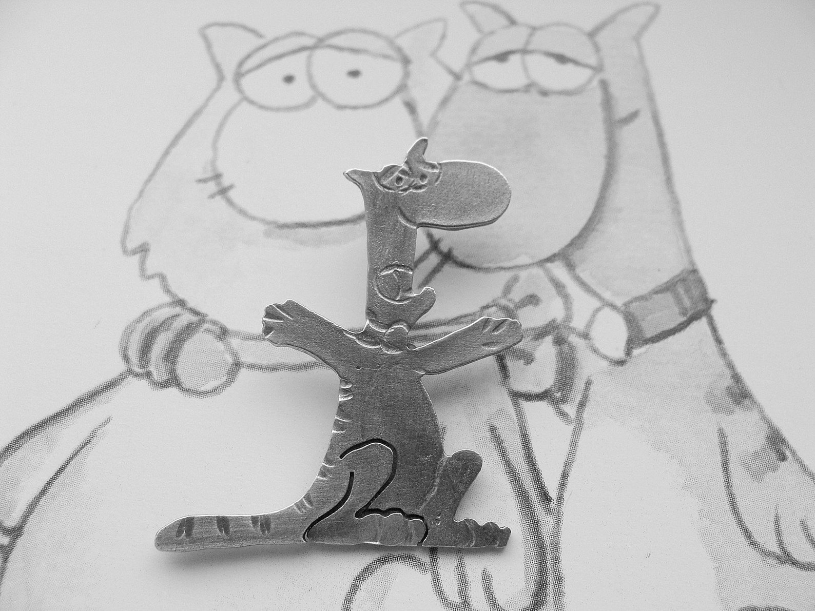 Loucritia Necklace Sterling Silver Comic Character Arkas - Etsy