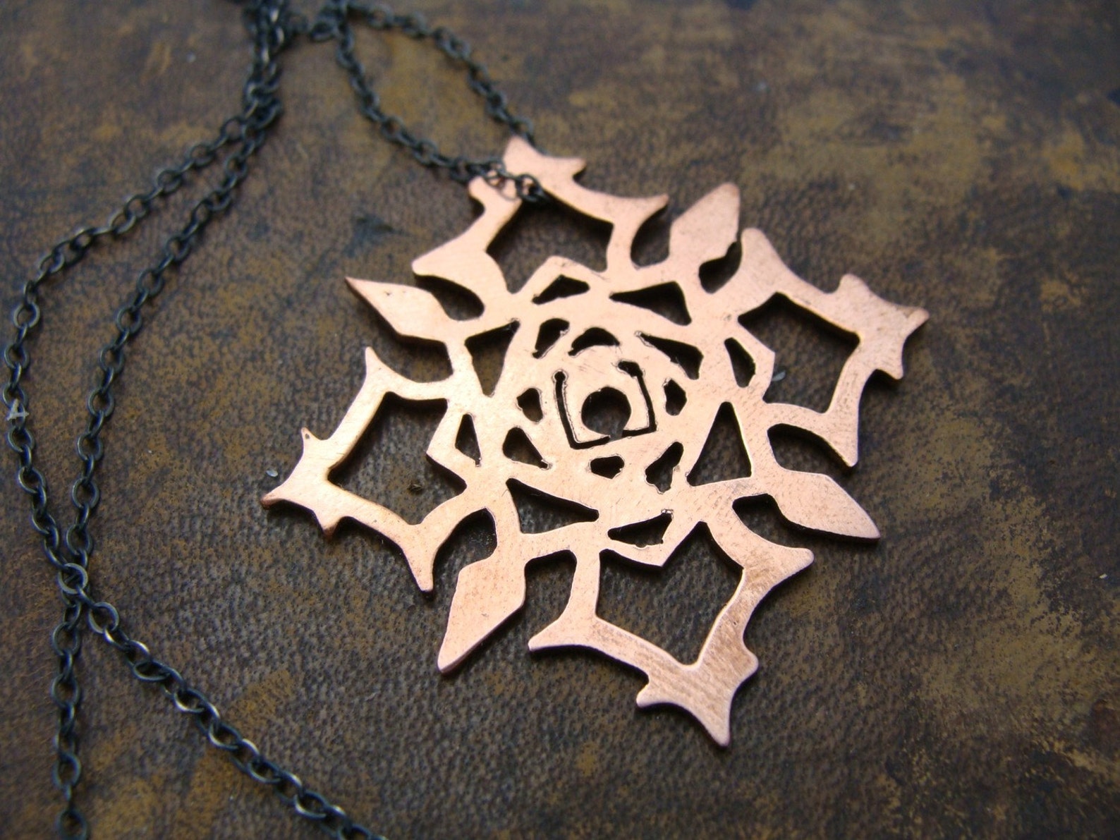 Vampire Knight Sterling Silver Necklace Cross Academy Rose - Etsy