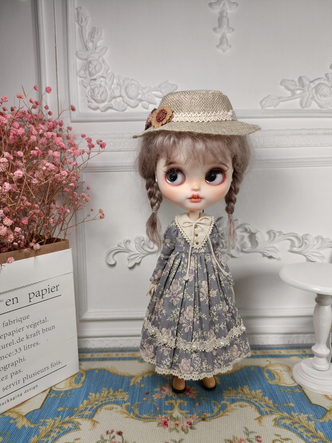 Blythe Dolls Dress Patterns night Rose,blythe Doll Clothes Sewing ...