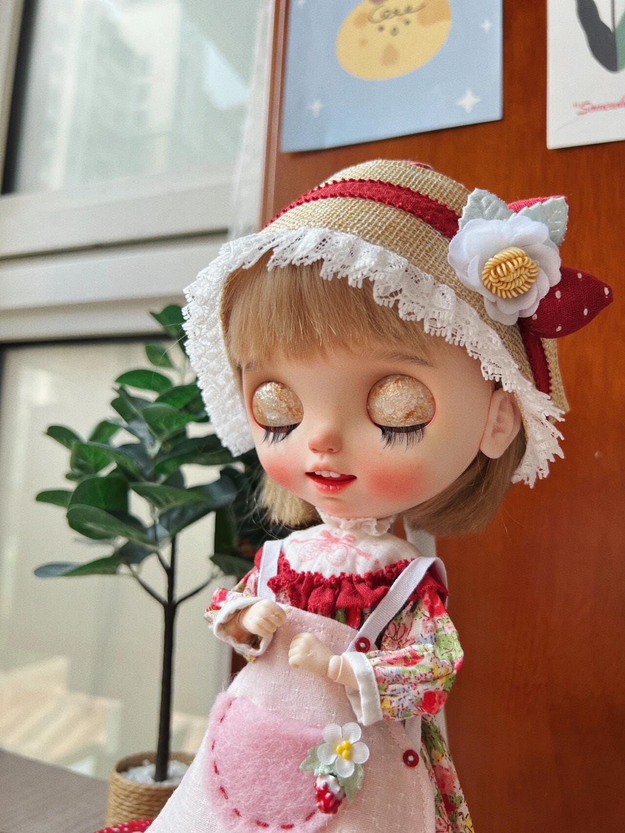 Blythe Dolls Dress Patterns (sweet Strawberry),blythe Doll Clothes ...