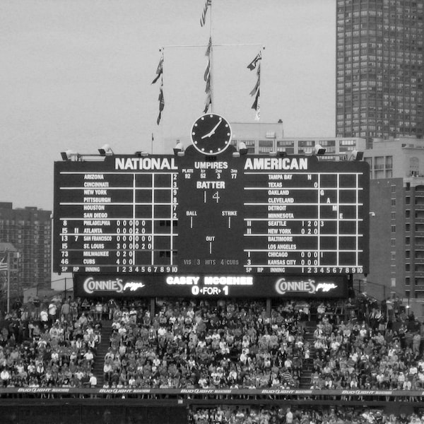 Wrigley Field Scoreboard - Etsy