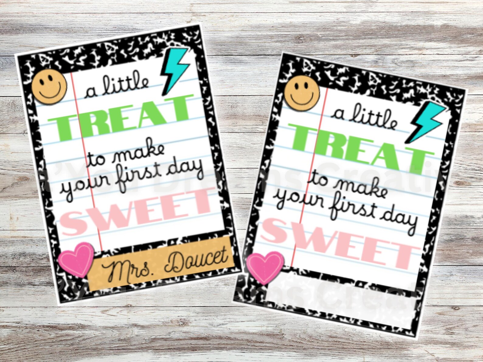 Printable Back to School Gift Tag, Student Gift Tag, Instant Download ...