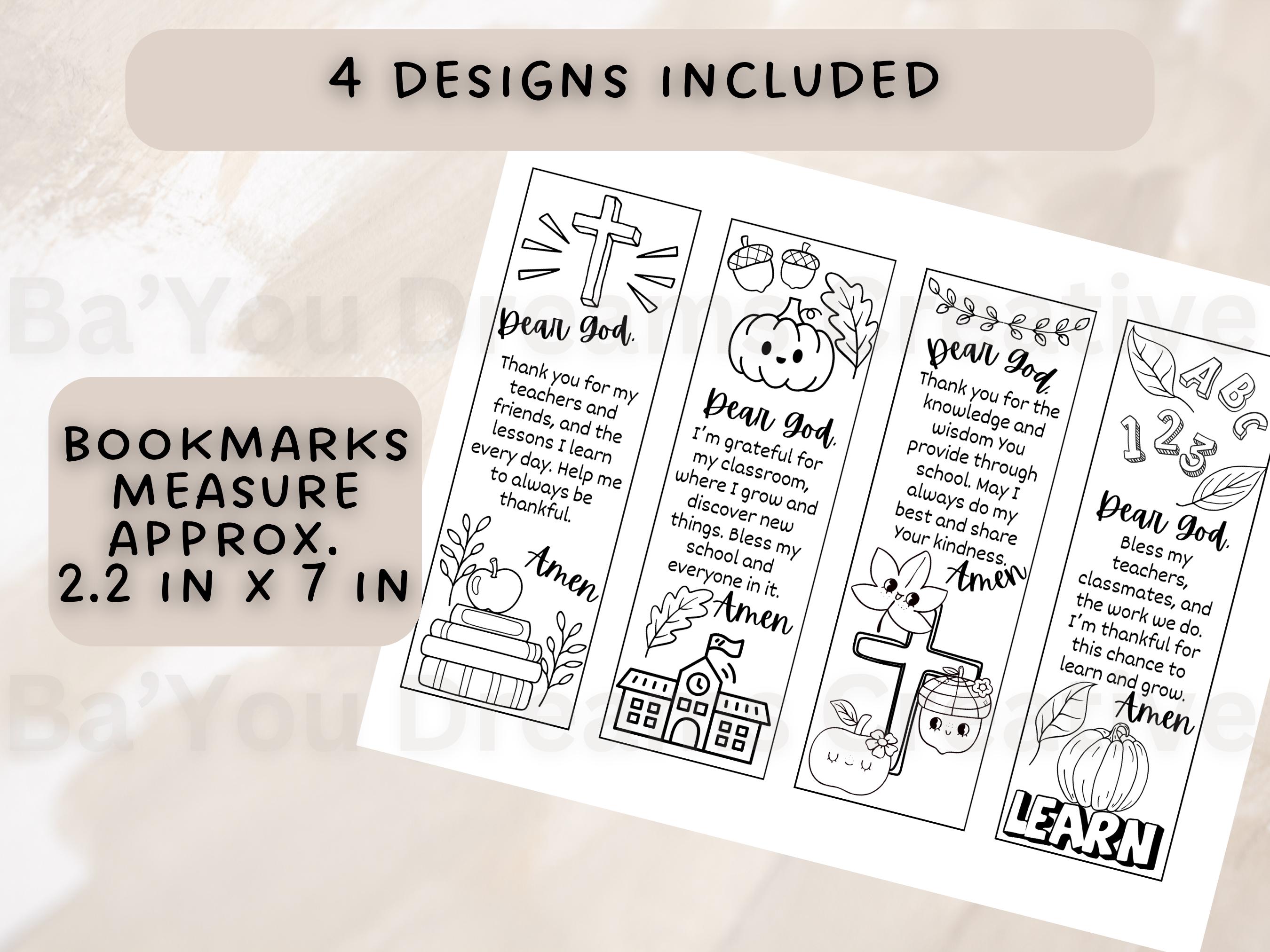 Printable Prayer Thanksgiving Bookmarks to Color Prayer Bookmarks for ...