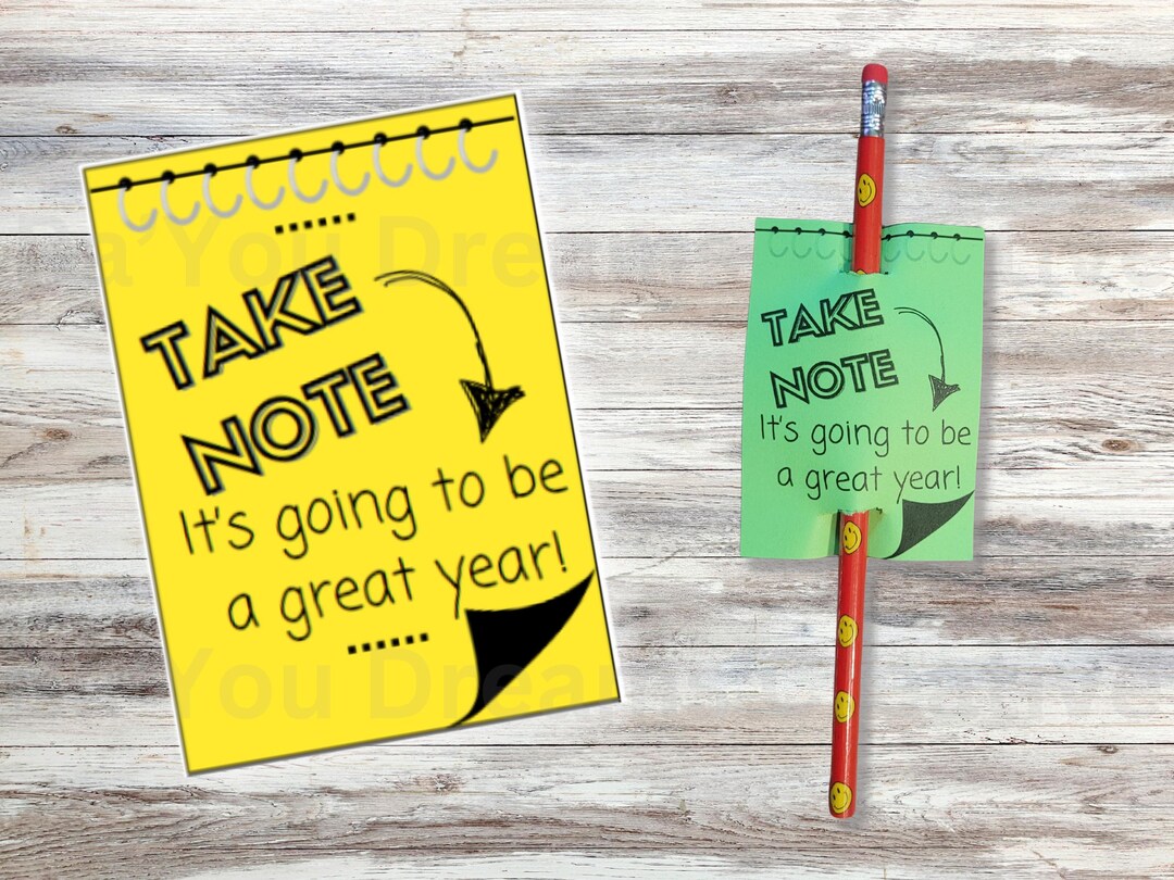Printable Back to School Gift Tag, First Day of School Gift Tag Pencil ...