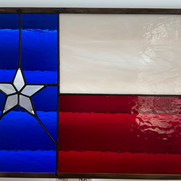 Stained Glass Texas Flag - Etsy