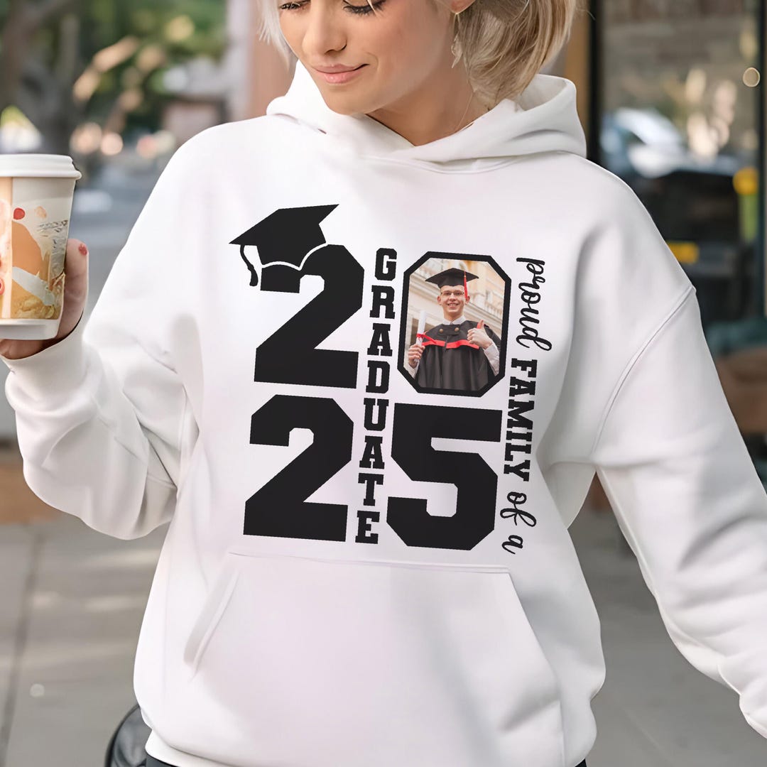 Personalized Family Graduation Sweatshirts, Class of 2025 Hoodie, Proud ...