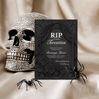 Editable 30th Birthday Party Invitation Template Death to My Twenties ...