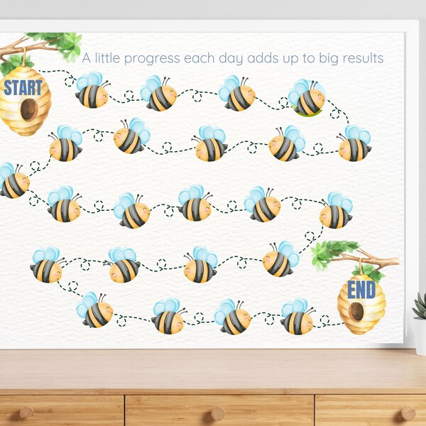 Printable Bee Reward Chart - Etsy