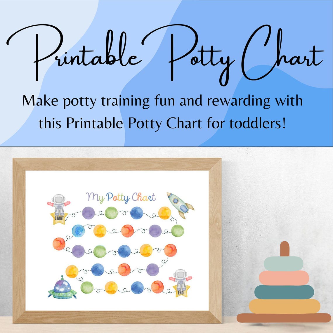 Toddler Countdown Printable, Toddler Reward Chart,toddler Potty Chart ...
