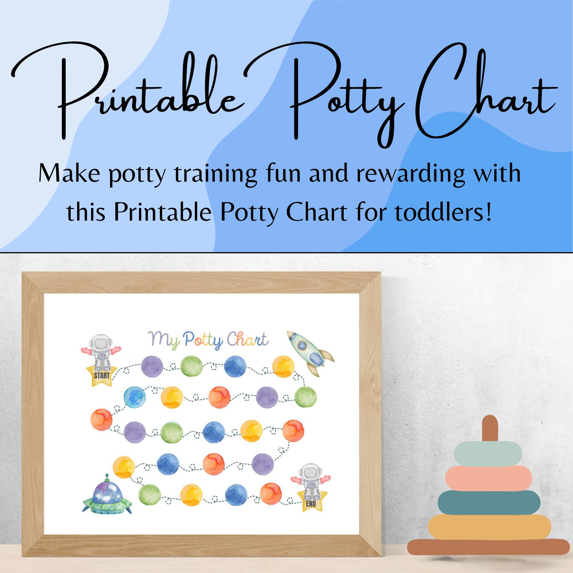 Toddler Countdown Printable, Toddler Reward Chart,toddler Potty Chart ...