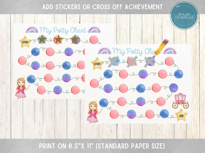 Printable Checklist, Kids Routine Chart, Potty Chart, Reward Chart ...
