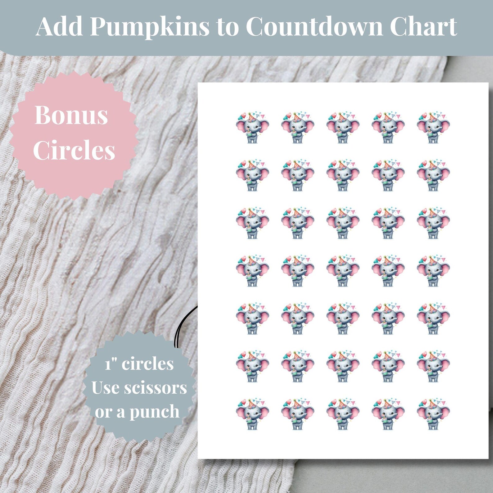 1st Birthday Countdown,kids Party Prep, Birthday Tracker,printable ...