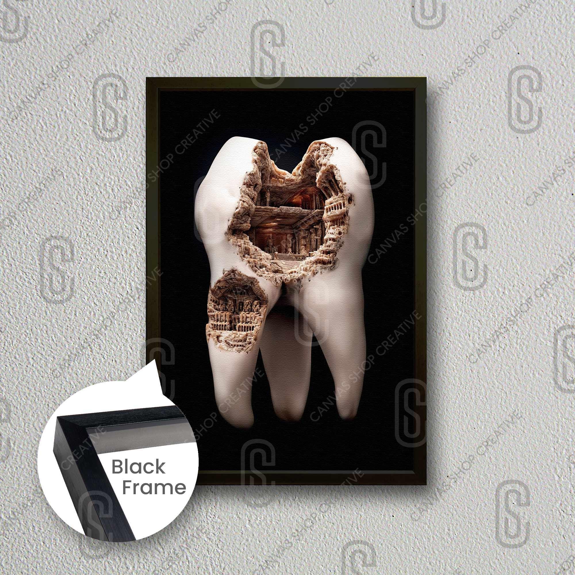 Tooth Wall Decor, Dental Clinic Wall Art, Dentist Wall Decor, Antient ...