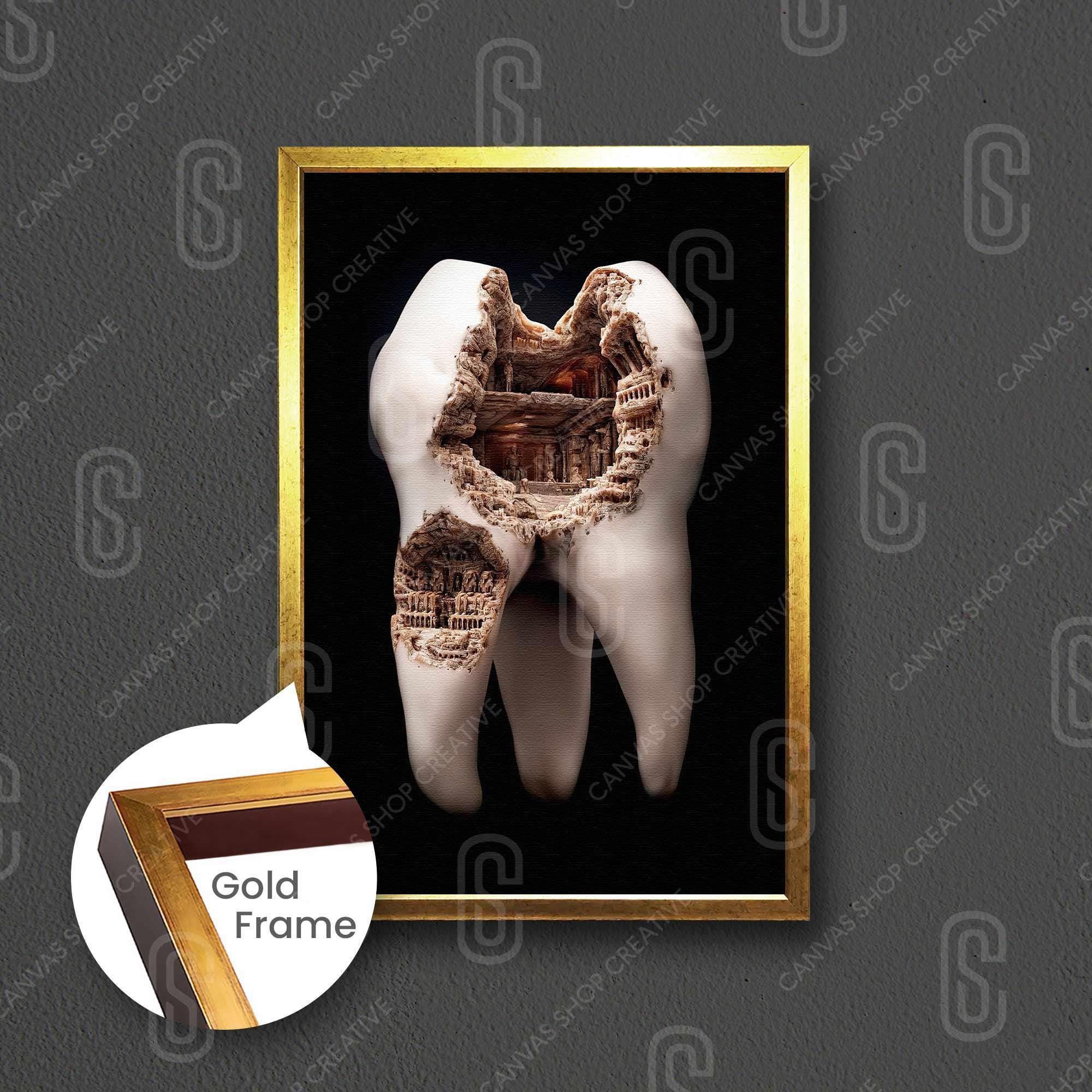 Tooth Wall Decor, Dental Clinic Wall Art, Dentist Wall Decor, Antient ...