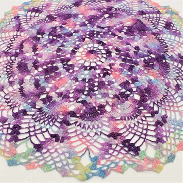 Hand Dyed Doily - Etsy