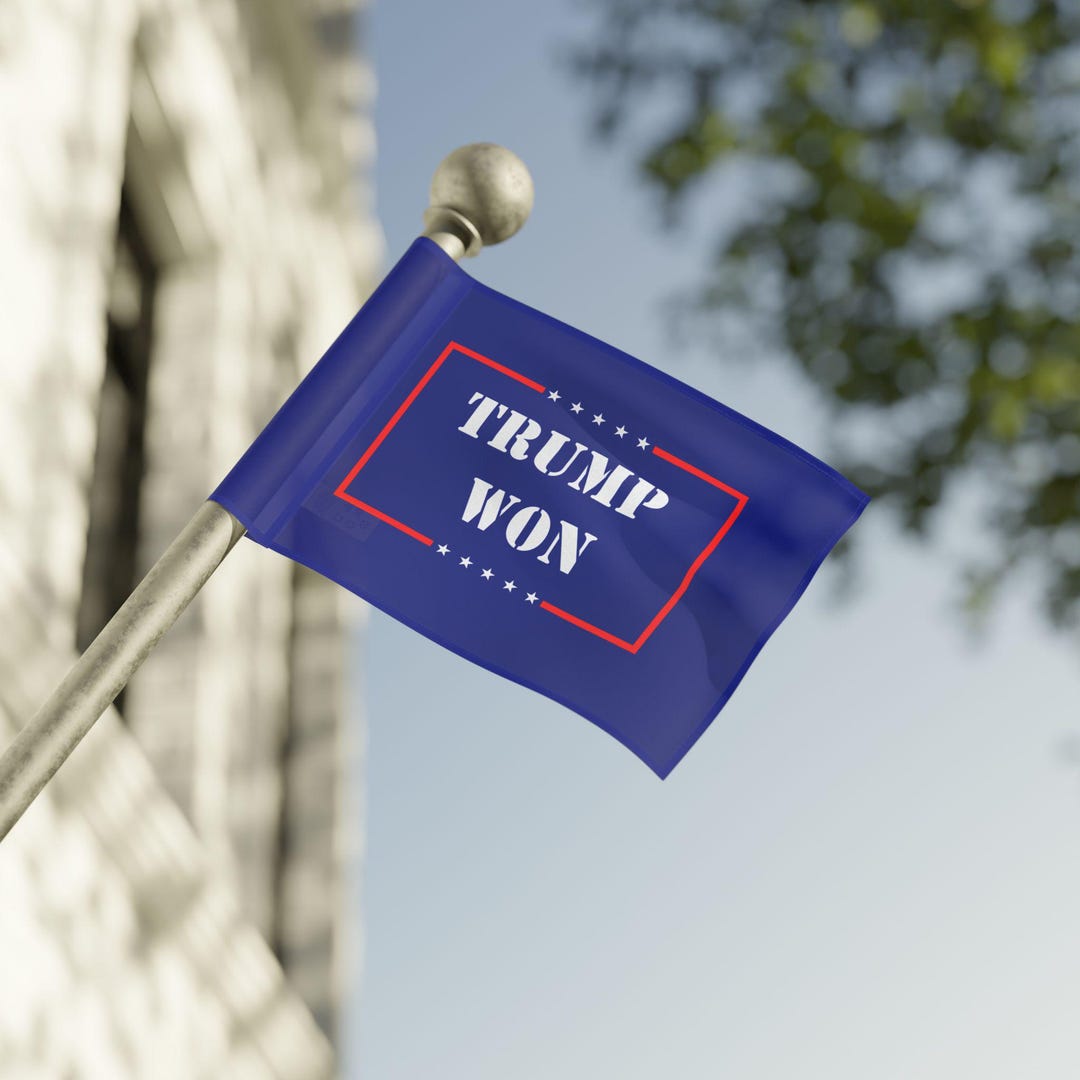 Flag, Trump Won Flag, President Trump Flag, Patriotic Flag, Political ...
