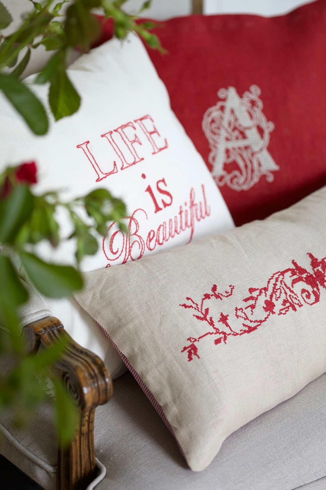 Embroidery Pattern, LIFE IS BEAUTIFUL - Etsy