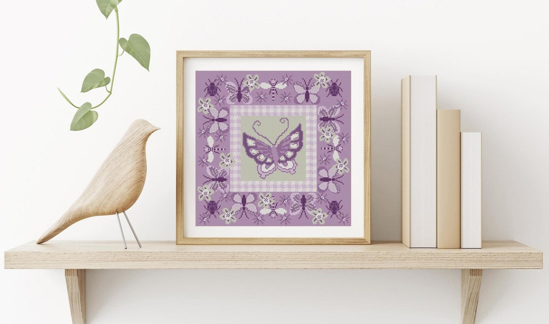 Needlepoint Pattern BUTTERFLIES - Etsy