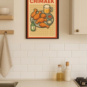 Korean Food Poster Collection | Vintage Korean Cuisine Wall Art ...