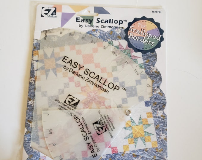 Easy Scallop for Scalloped Borders EZ Quilting Quilt Template Tool for ...