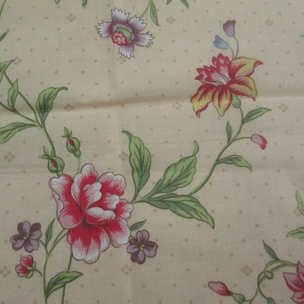 Floral Chintz Fabric - Etsy