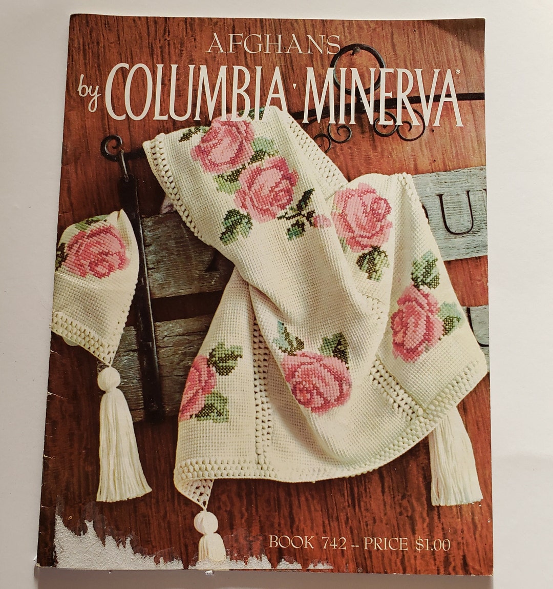 Vintage 1960s Afghans by Columbia Minerva Book 742 16 Afghan Patterns ...