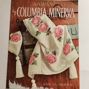 Vintage 1960s Afghans by Columbia Minerva Book 742 16 Afghan Patterns ...