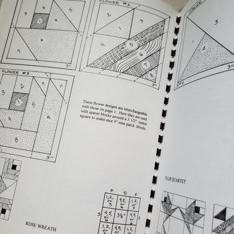 Paper Piecing Patterns Book by Shirley Liby Pieced Block Patterns for ...
